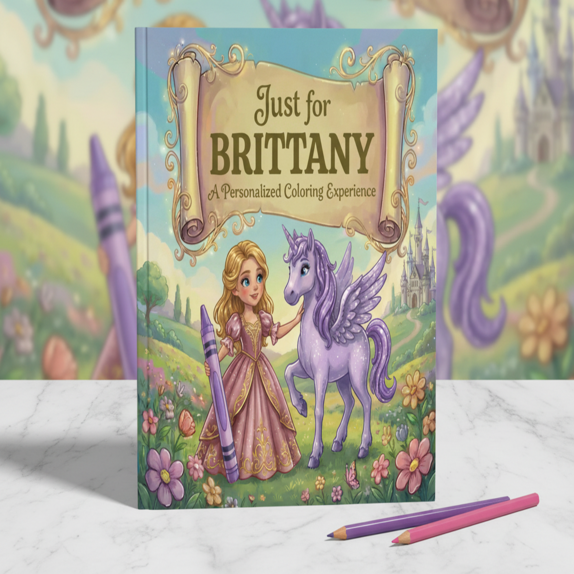 Brittany Personalized Coloring Book | Ages 4–8 | L.K. Bunting